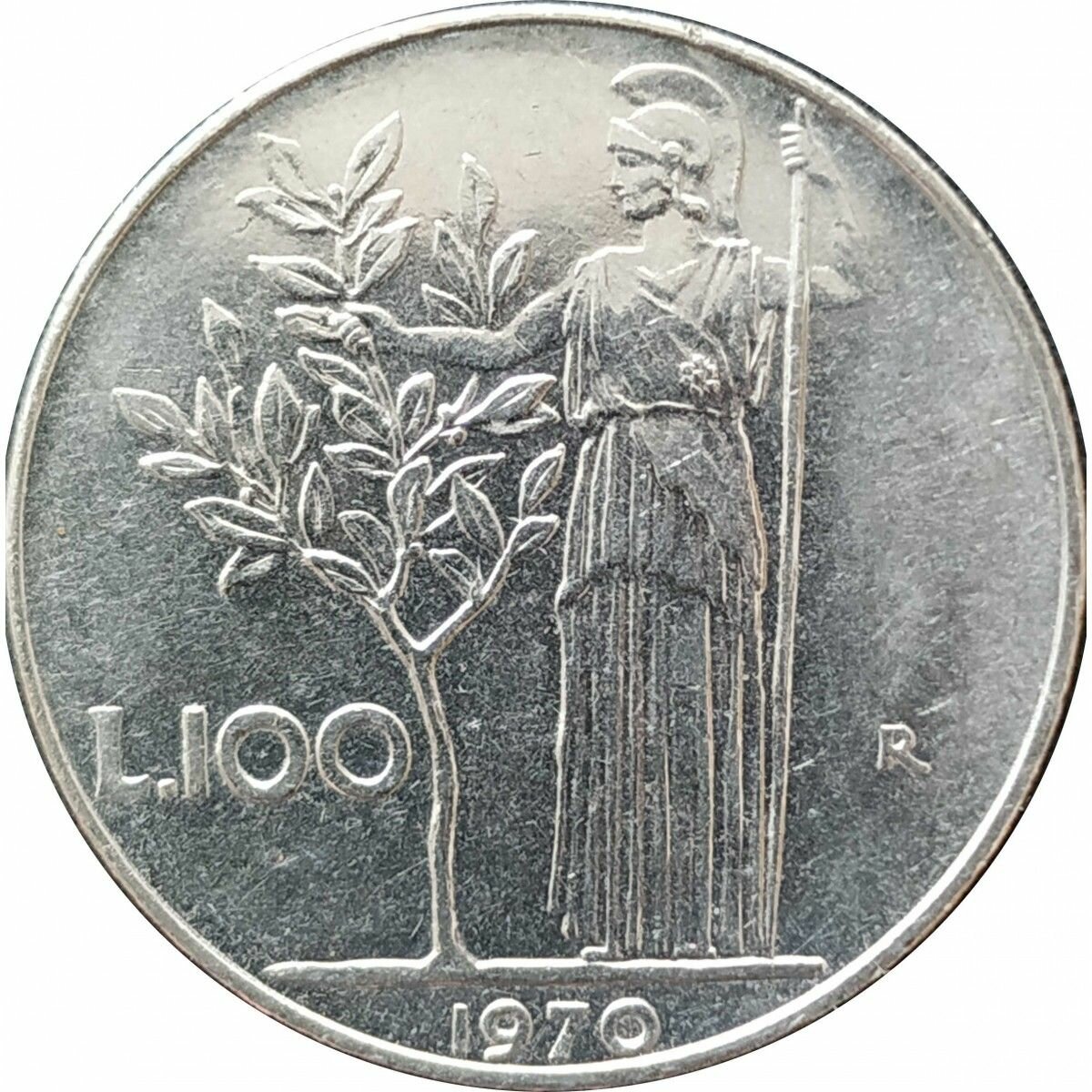 100 лир 1970 Италия из оборота