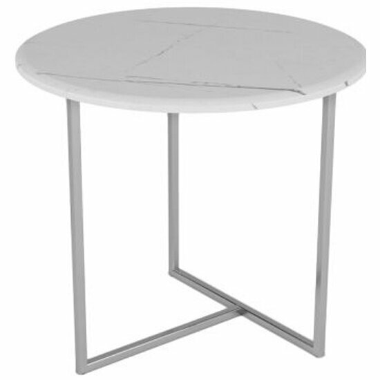 Стол журнальный Калифорния Мебель Калифорния Альбано белый мрамор