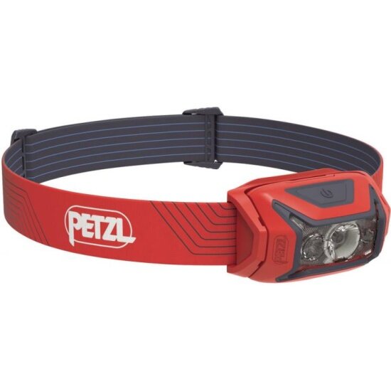 Фонарь налобный Petzl Actik, красный, 450 лм, 3-ААА