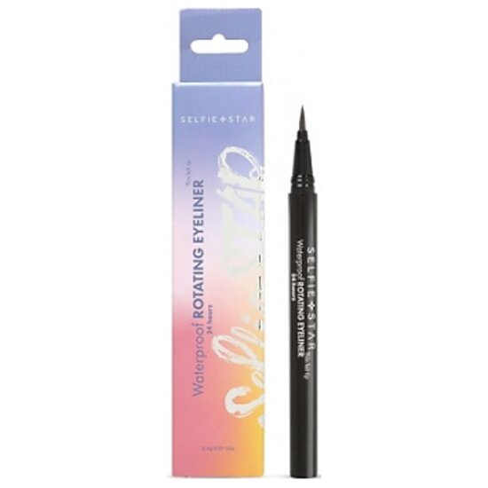 Водостойкая подводка-фломастер для глаз Selfie Star Коричневая