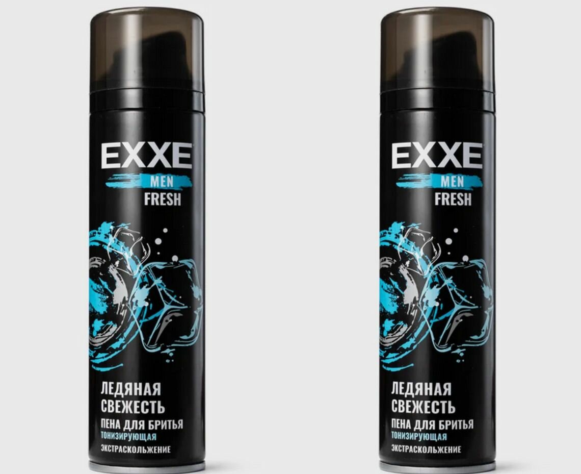 EXXE Пена для бритья Тонизирующая Men Fresh, 200 мл, 2 шт