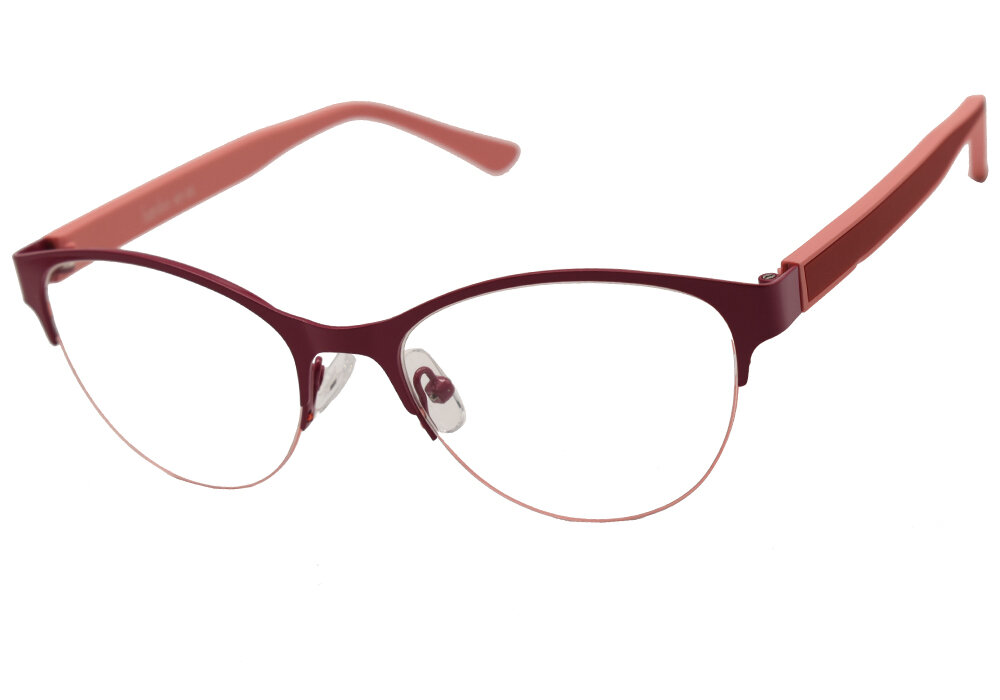 Оправа для очков BANISS BRJ2109 C02 пол Детские форма оправы Кошачий глаз цвет оправы Красный-Бордовый