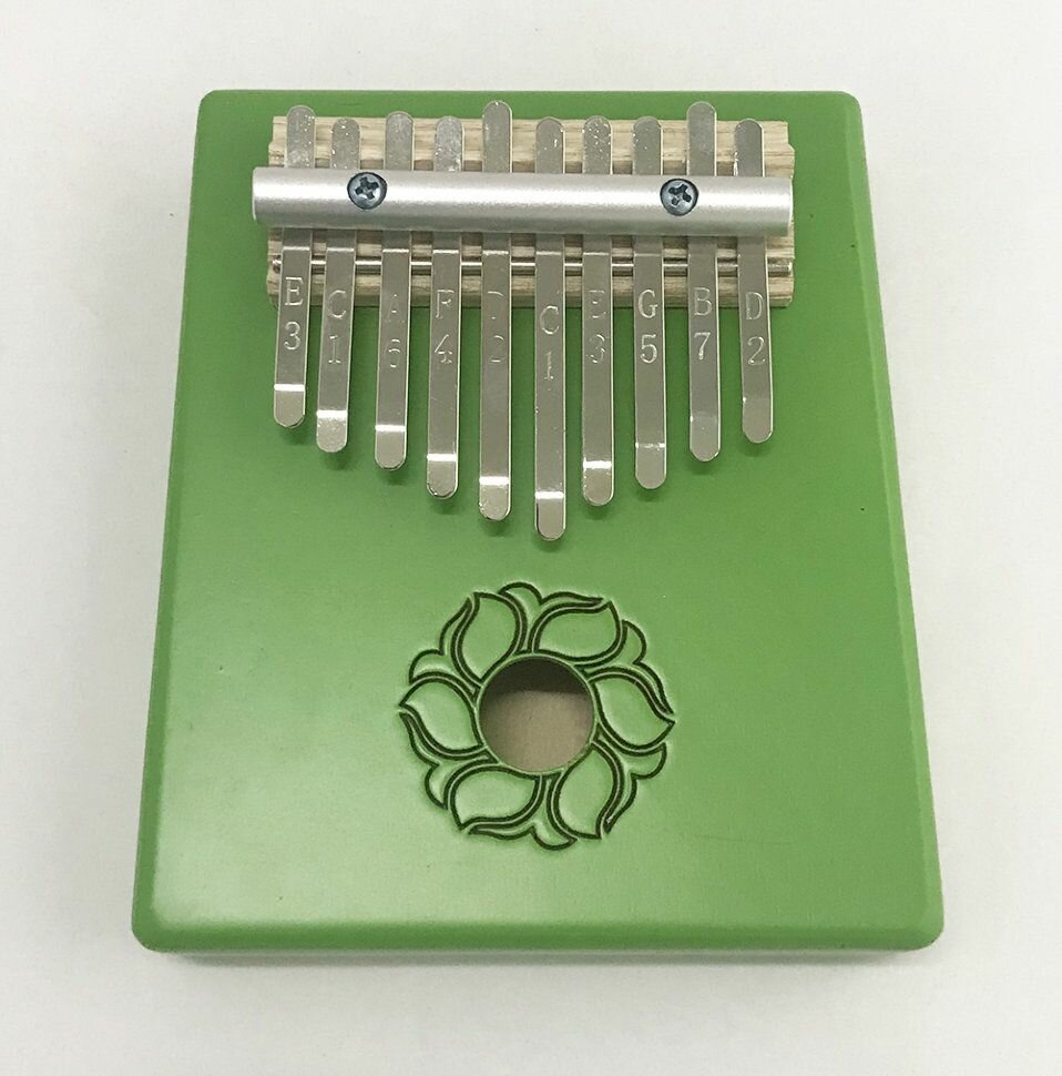 Калимба МозерЪ KMKr-2GR Escudo, для детей, хроматическая настройка, зеленая