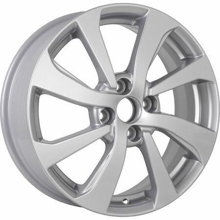 Колесный литой диск KDW KD1640 (ZV 16_Sandero Stepway) R16x6 4x100 ET37 CB60.1 Silver_Painted (КС893)