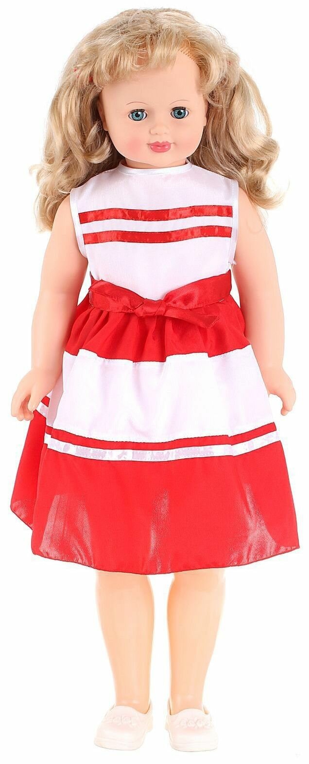 Детская говорящая кукла "Снежана 3", ходячая игрушка для девочек со звуковым устройством и механизмом движения, классическая куколка с длинными волосами, закрывающая глаза, 83 см