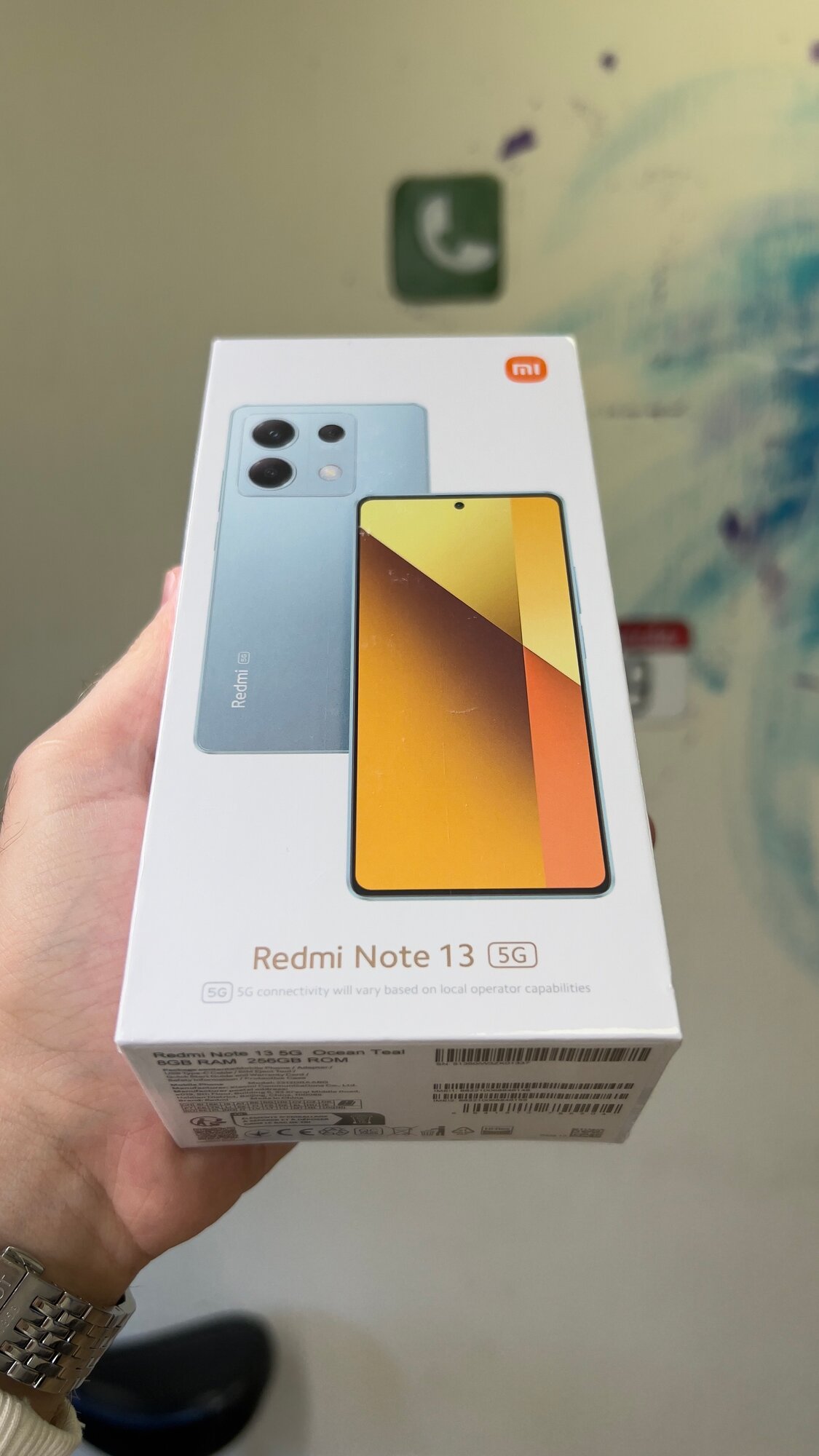 Смартфон Xiaomi Redmi Note 13 5G 8/256 ГБ Global, Dual nano SIM, Ocean Teal