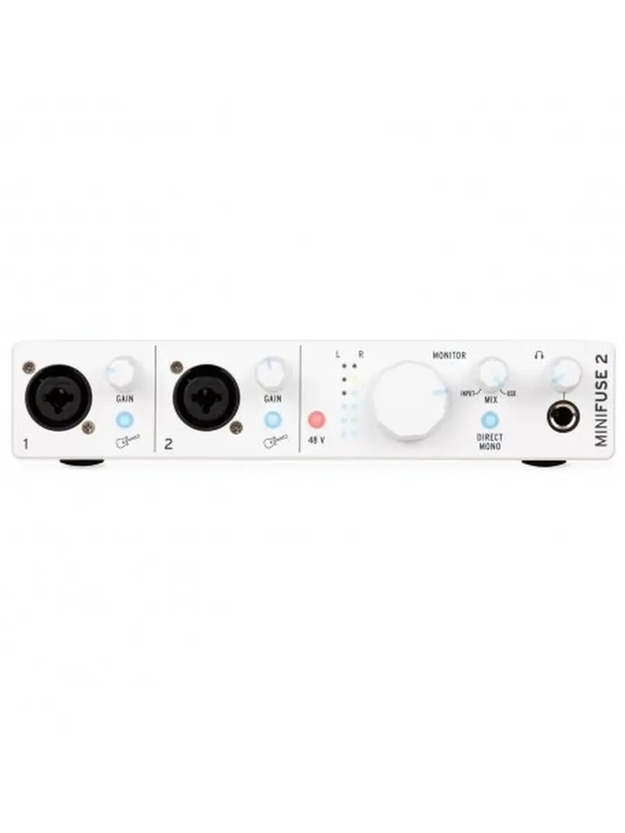 Аудиоинтерфейс Arturia MiniFuse, USB-C подключение, фантомное питание, 2 канала