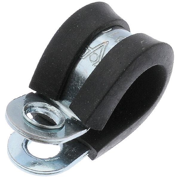 Хомут KPV 12/10мм стальной резиноармированный Руббер (60 шт. в наборе)