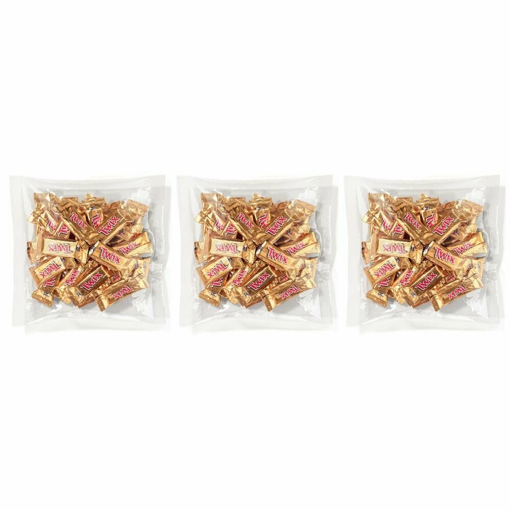 Twix/ Шоколадный батончик Minis, 248 г, 3 уп