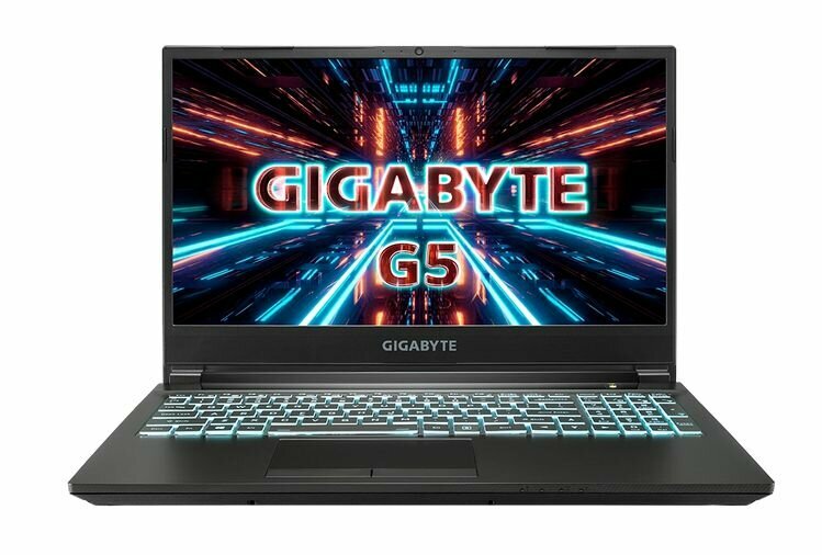 15,6" Ноутбук GIGABYTE G5-ME (ME-51RU213SD) черный - 1920x1080, IPS, Intel Core i5-12500H, ядра: 12 x 2,5 ГГц, 16 ГБ, SSD 512 ГБ, NVIDIA GeForce RTX 3050 Ti для ноутбуков (4 ГБ), W10Pro