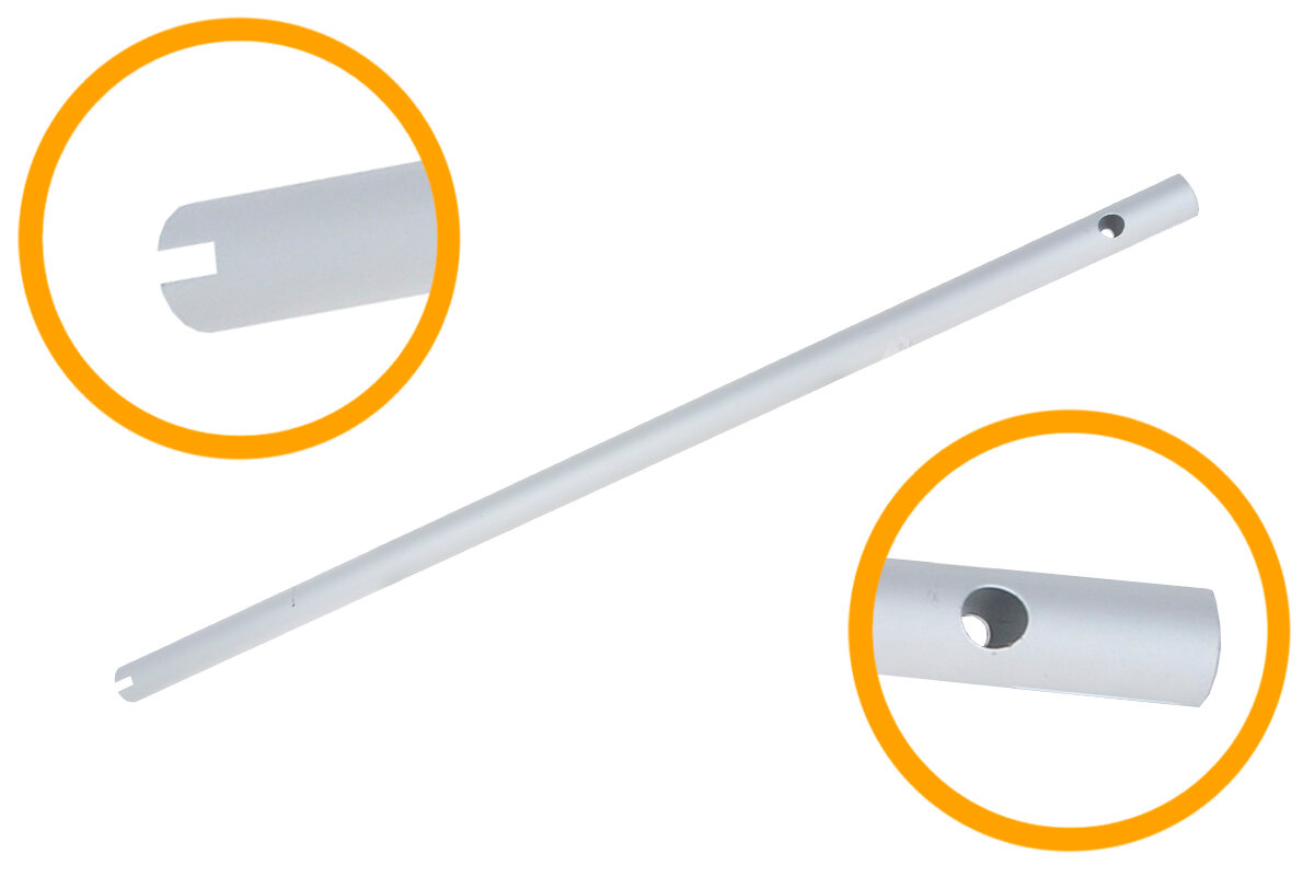 Штанга нижняя для триммера (электрокосы) ИНТЕРСКОЛ МКА-34/36В (s/n 702.****)