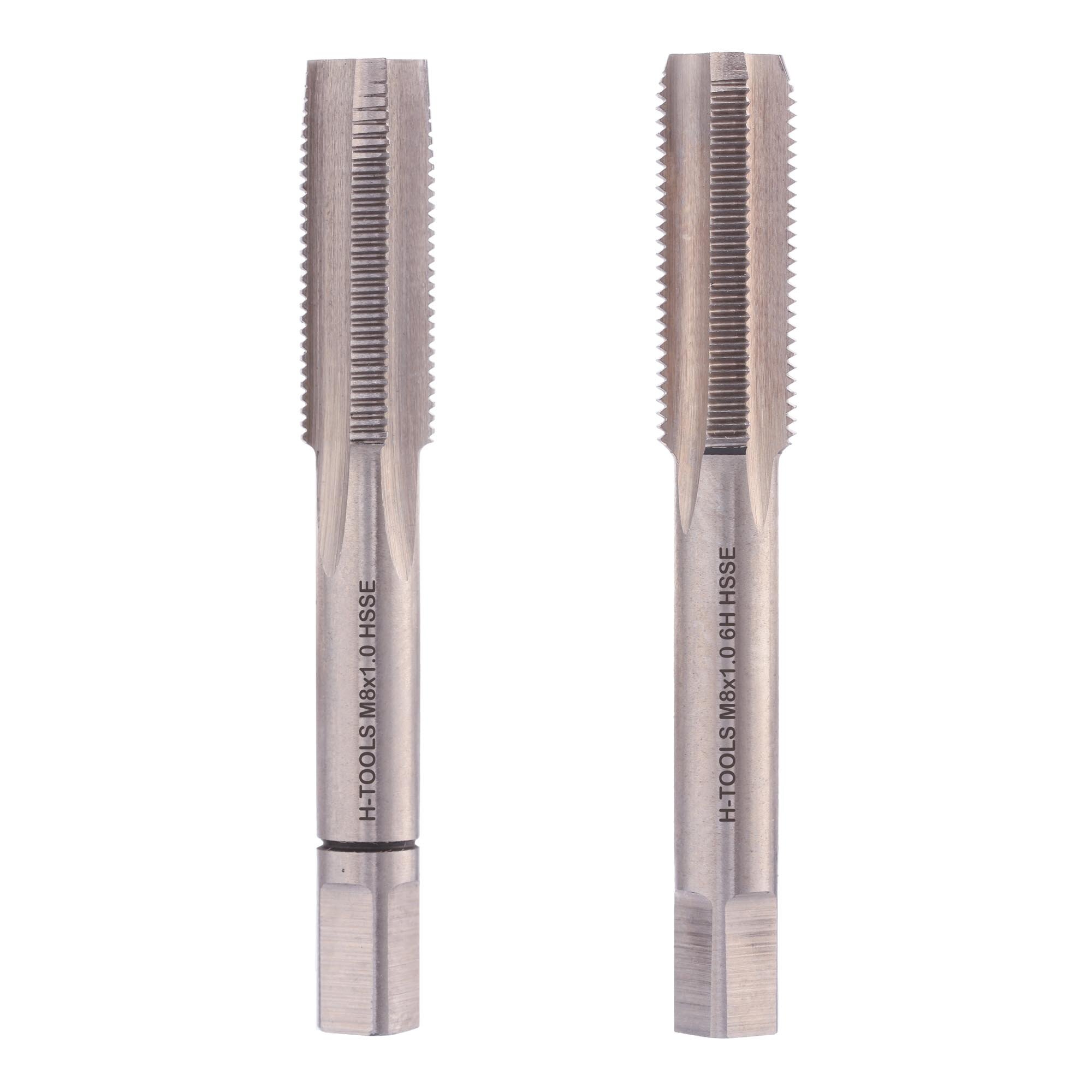 Метчик М 8,0х1,0 (Комплект 2шт) DIN2181 HSSE 6h 56мм a=4,9 H-Tools 235081EHT