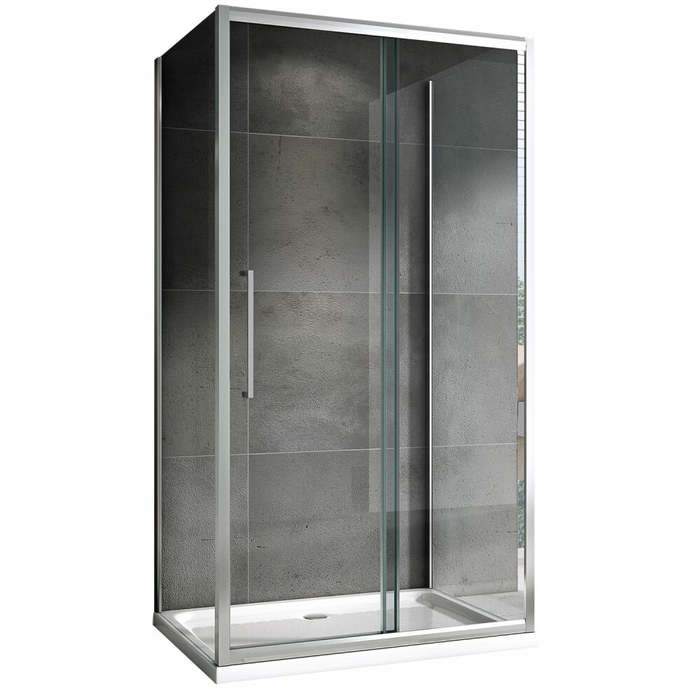 Душевой уголок Abber Schwarzer Diamant 1000х600х1950 мм AG30100H-S60-S60
