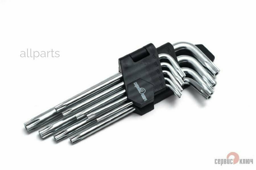Сервис ключ 76435 Набор ключей Г-образных торкс (9 шт.) Сервис ключ 76435