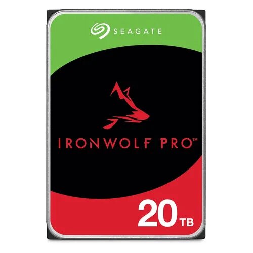 Жесткий диск Seagate Ironwolf Pro ST20000NT001, 20ТБ, HDD, SATA III, 3.5"
