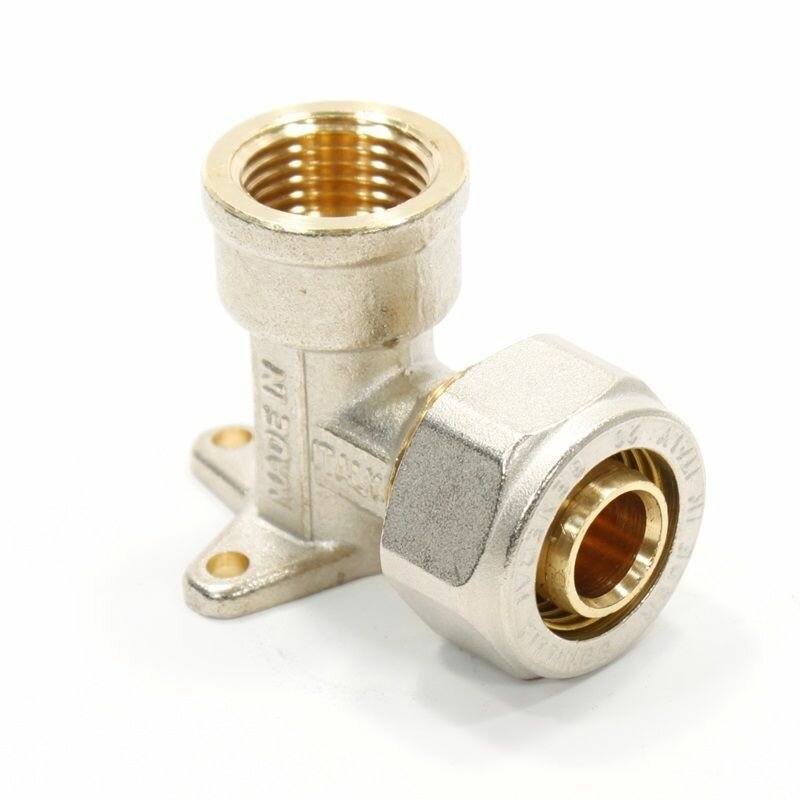 Водорозетка 20-1/2", General Fittings 5300, 23, обжим-резьба, вн, латунь (никель)