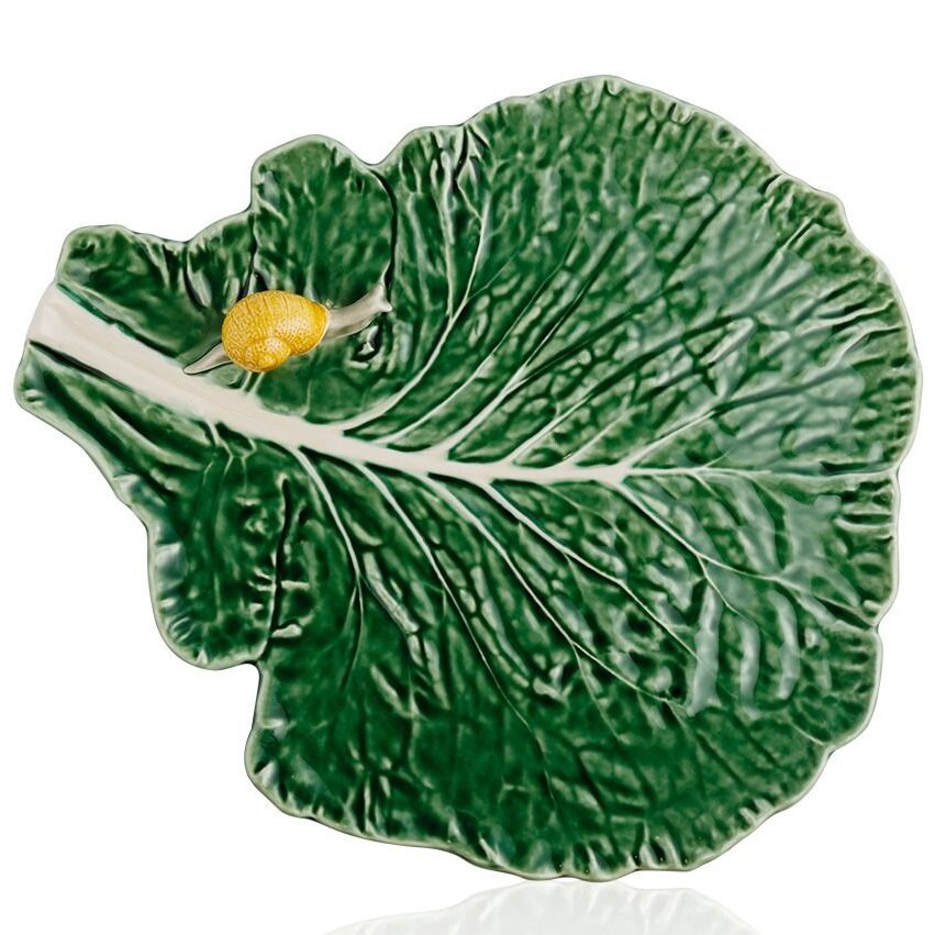 Блюдо для сыра Bordallo Pinheiro Cabbage Cheese Tray with Snail 65014783