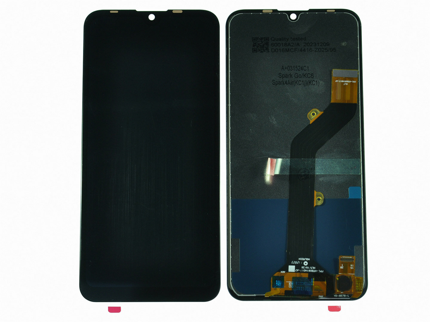 Дисплей для Tecno Spark 4 Air/Spark Go+Тачскрин черный
