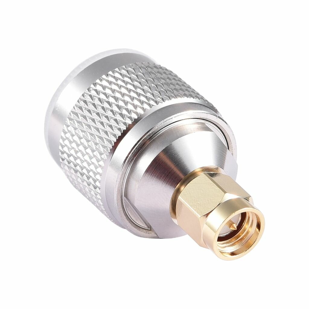 Переходник N/SMAJJ для коаксиального коаксиального разъема прямого радиочастотного разъема Высокочастотные адаптеры передачи данных N/SMAJJ