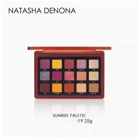 NATASHA DENONA, палетка теней для век, тон SUNRISE, 15 цветов