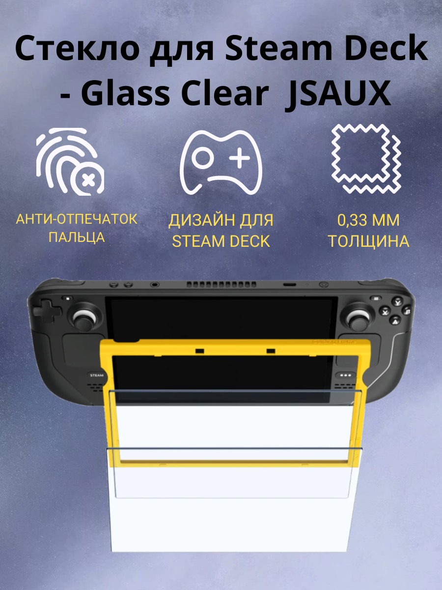 Стекло для Steam Deck - Glass Clear GP0107 JSAUX