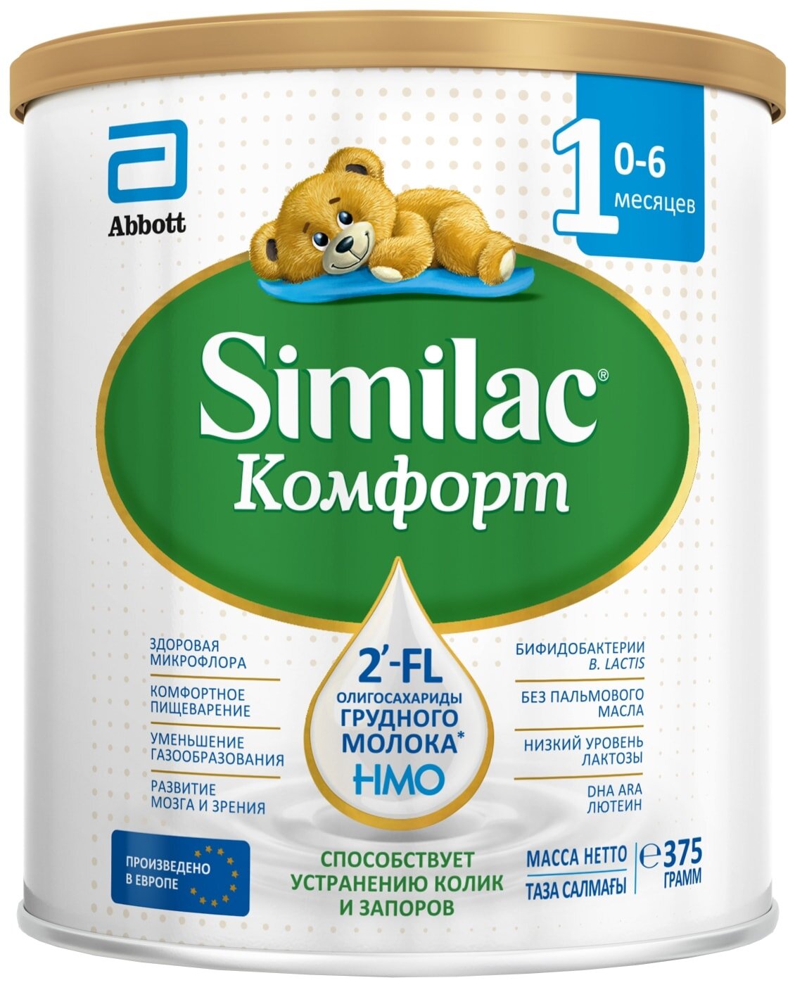 Similac Комфорт 1, от рождения до 6 месяцев, 375 гр.