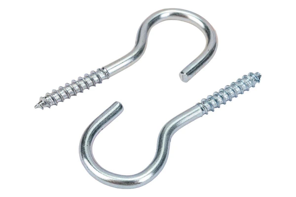 Шуруп-полукольцо Госкреп 4х30 мм, комплект 2 шт, 1-0036354, крепежный элемент