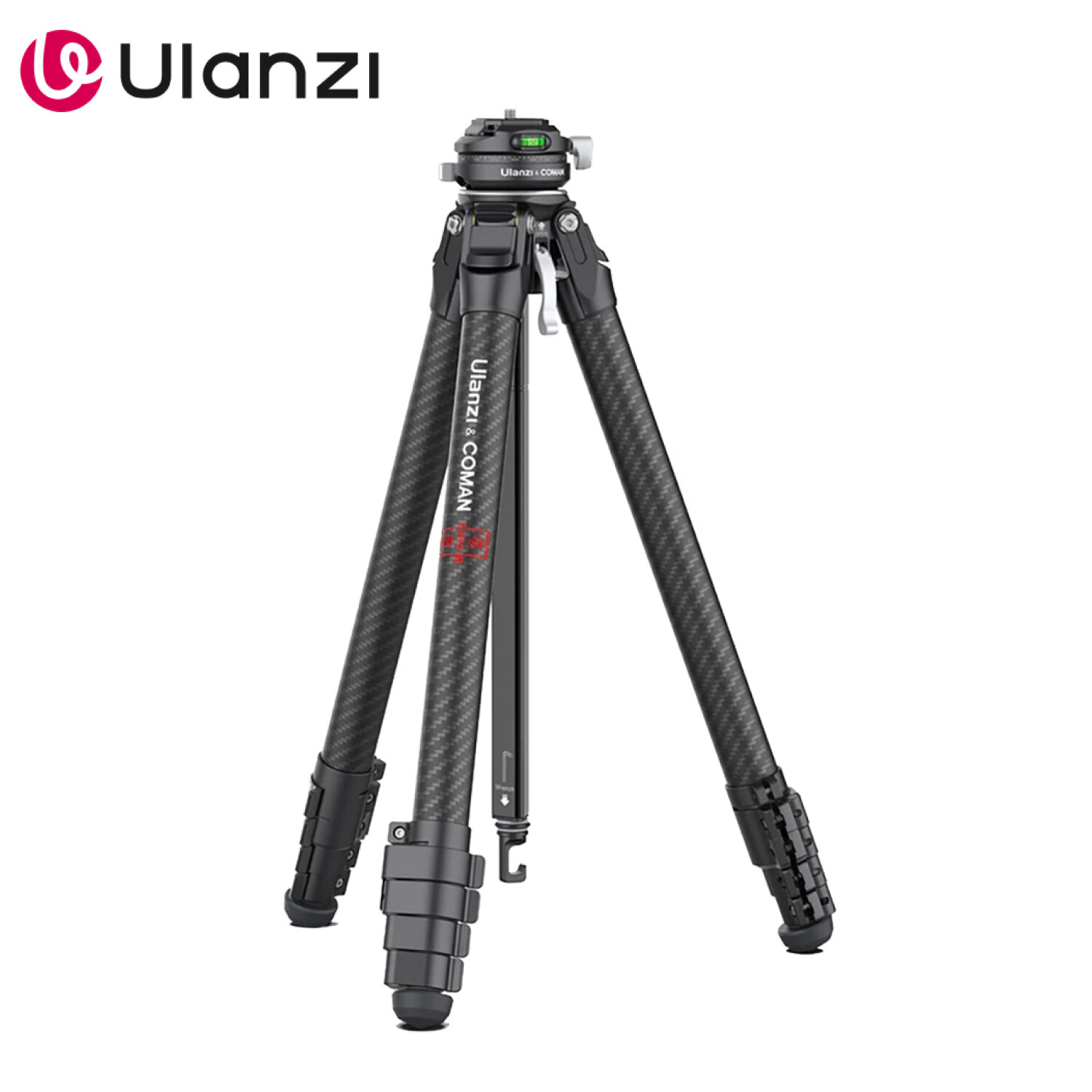 Штатив Ulanzi Zero F38, для путешествий, карбоновый, максимальная высота 159 см, черный