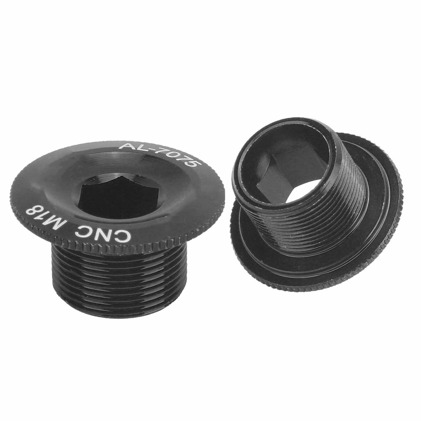 2 шт. крепежные болты шатунного рычага горного велосипеда, винт крышки кривошипа из алюминиевого сплава CapM18, черный