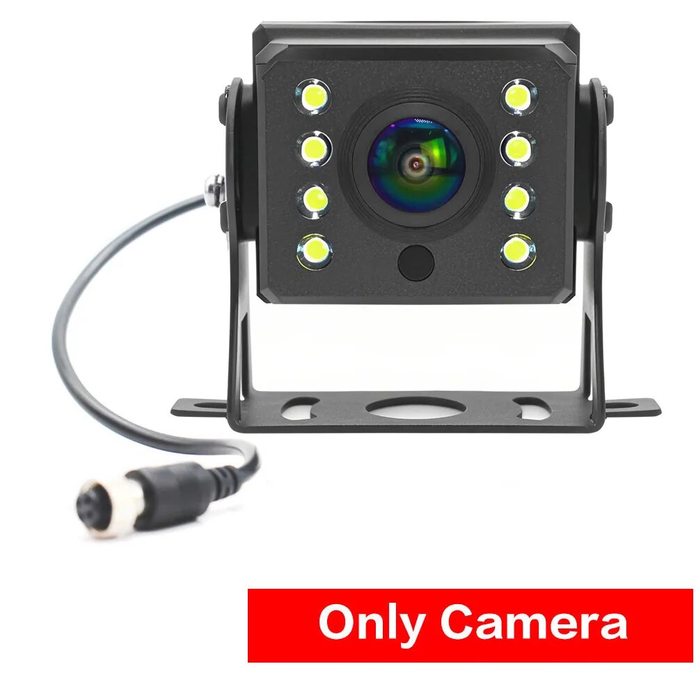 AHD 1080P Камера заднего вида для грузовика Bus Paking Car 12-24V 8 светодиодов HD ночного черный