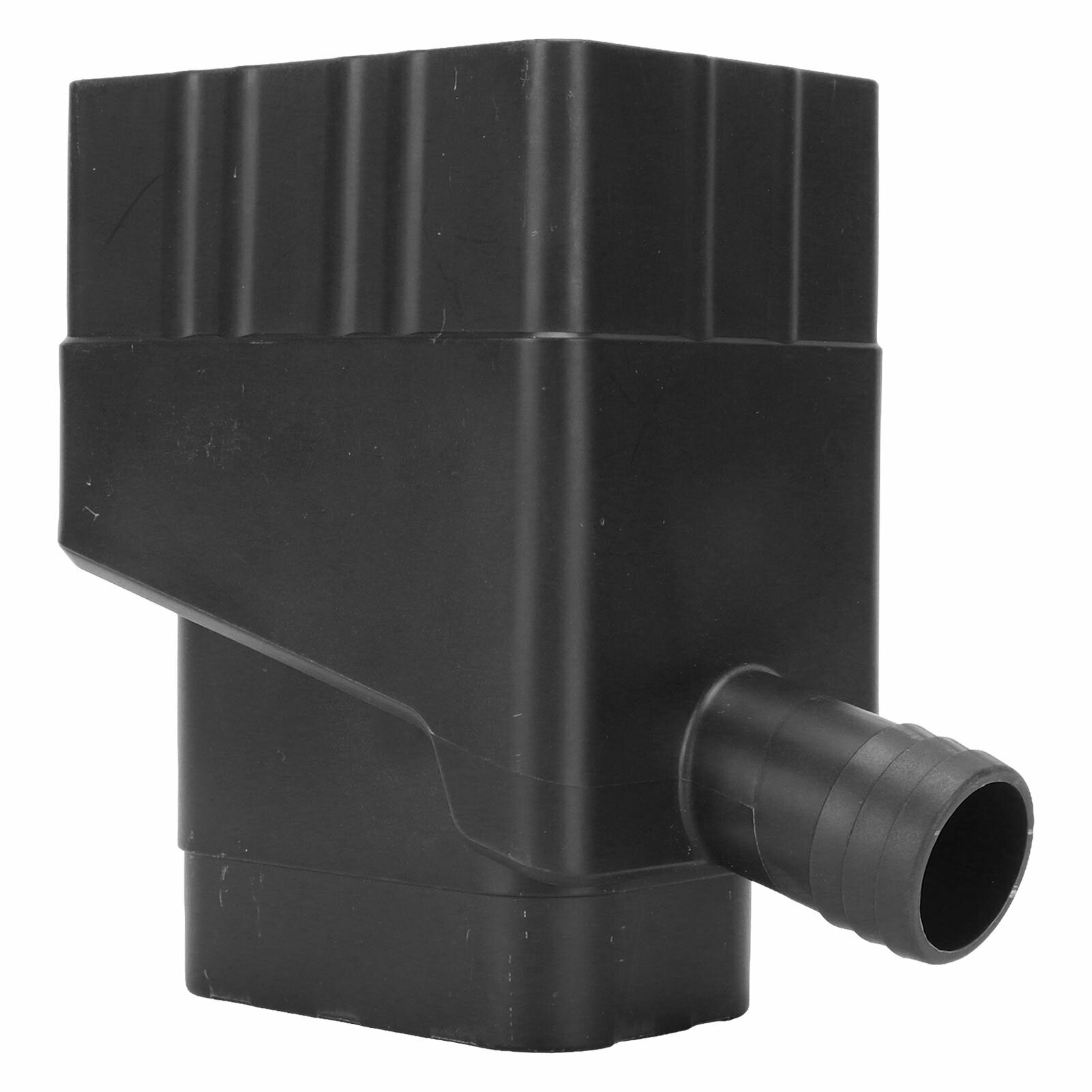 Стандартная система сбора дождевой воды, водоотводящий соединитель для водосточной трубы с шлангом длиной 40 дюймов для газона и сада, черная.