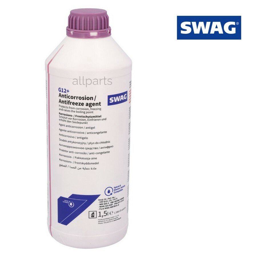 SWAG 99919400 Антифриз (фиолетовый) 1,5л G12+
