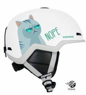 Шлем горнолыжный COPOZZ Противоударный Сноубордический для лыж и сноубордов и зимних видов спорта мужской женский