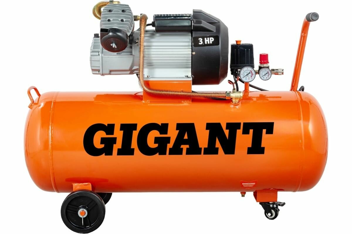 Компрессор воздушный масляный поршневой (100 л; 8 бар; 400 л/мин) Gigant V2200/100