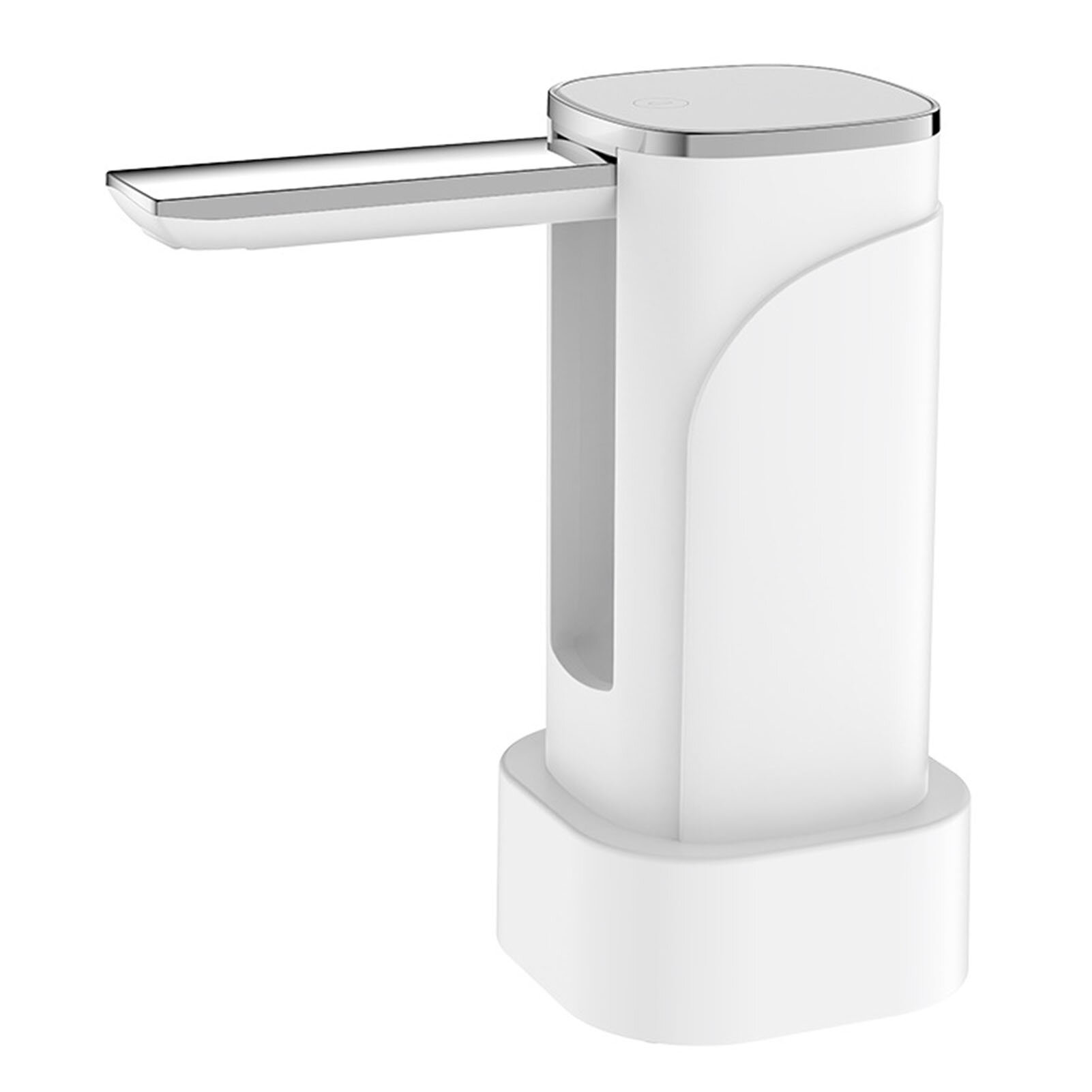 Складная бутылка-дозатор для воды с быстрой помпой, лёгкая, со встроенной зарядкой через USB, складной водяной насос для питьевой воды.