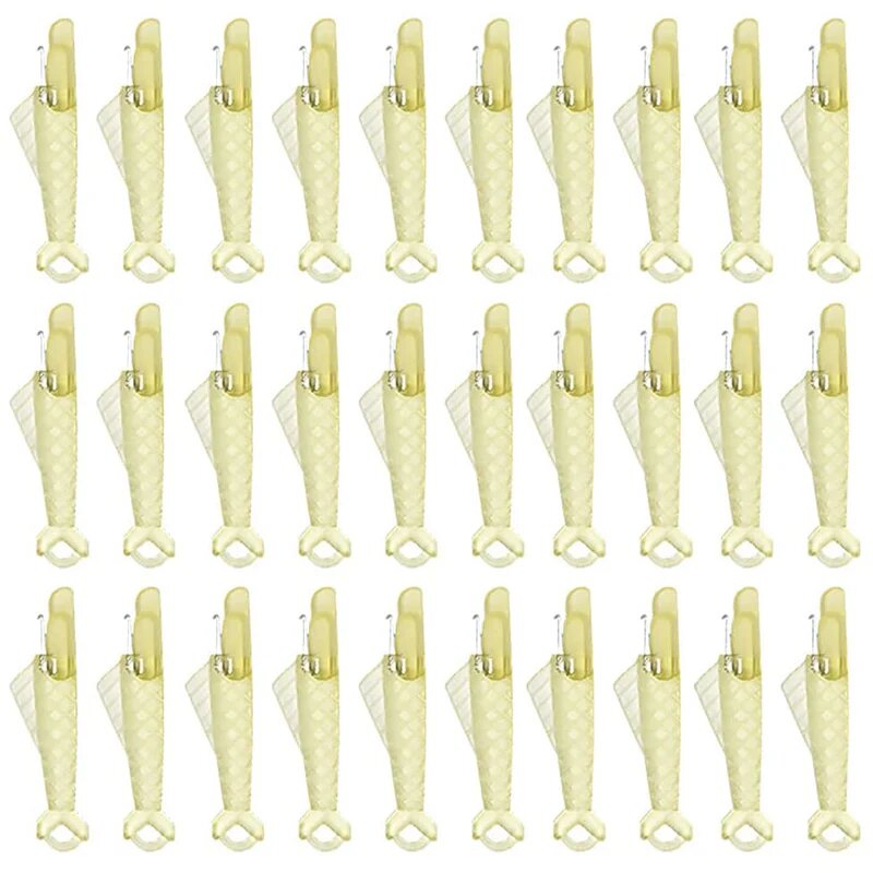 Автоматический игольчатый нитевдеватель для шитья, пластик, 30 шт. Бежевый, 5Pcs, Yellow