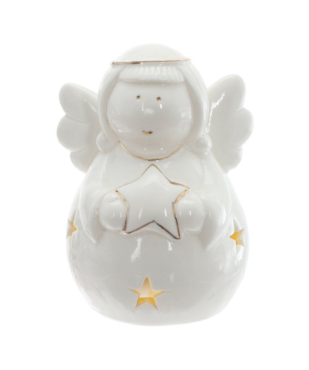 Фигурка декоративная "Ангел" с подсветкой (2хLR44), L6 W6 H10 см