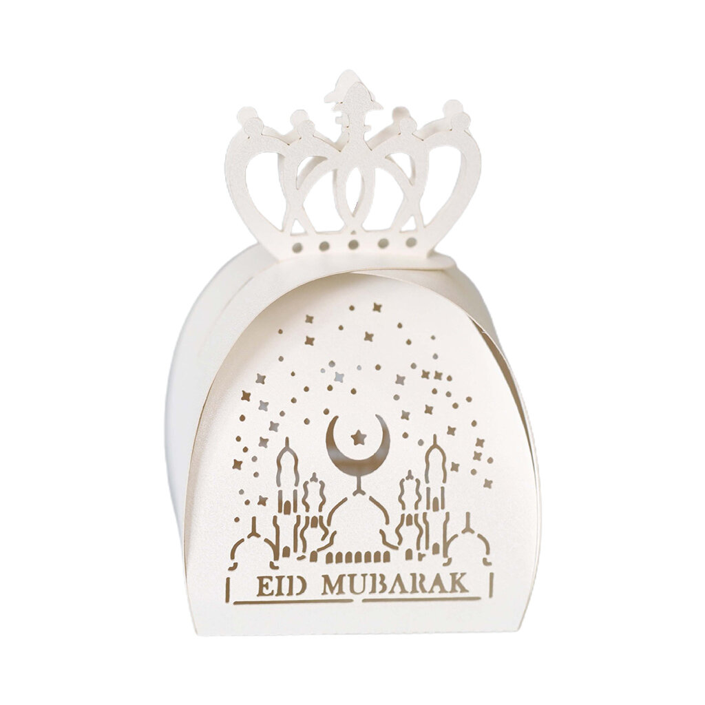 100шт Коробки для конфет Eid Mubarak Подарочные коробки Ramadan Kareem Исламские мусульманские подарки