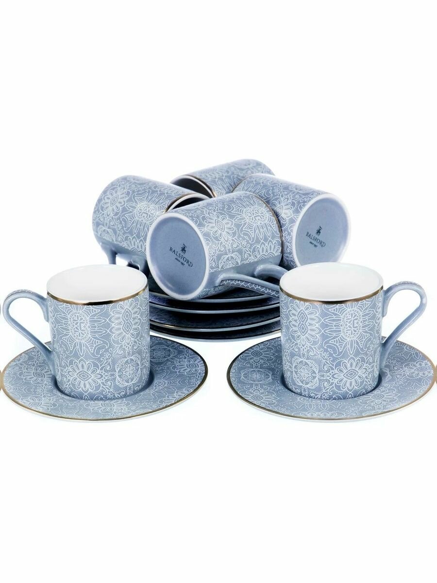Сервиз кофейный на 6 персон Balsford Мармарис 146-30008 фарфор 12 предметов