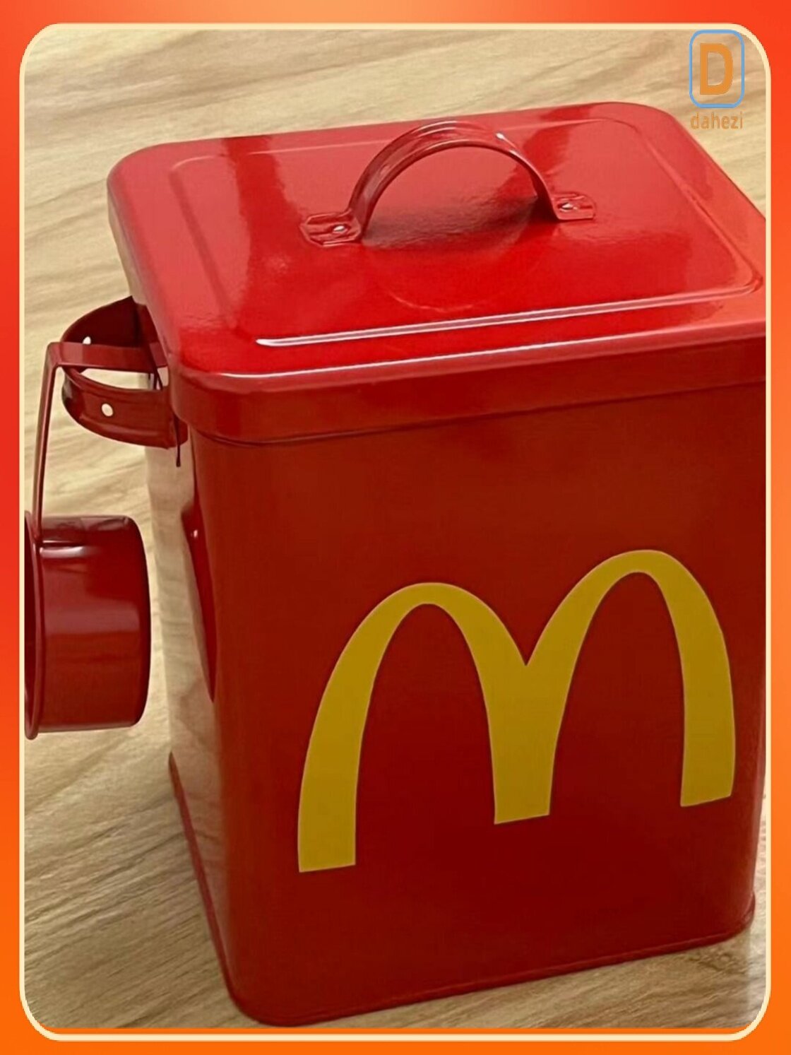Герметичное влагостойкое ведро для хранения зерна McDonald's