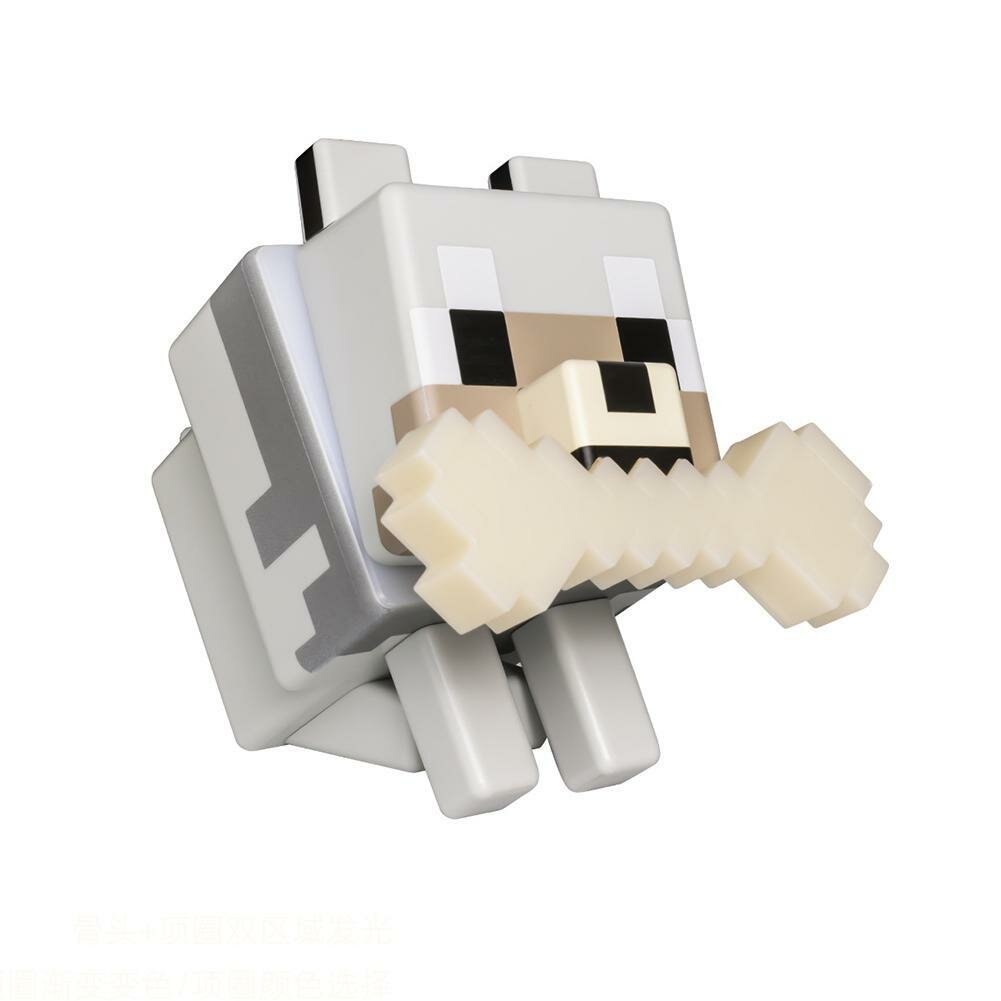 Модель собаки из Minecraft с подсветкой, игровой сувенир и атмосферный светильник, отличный подарок