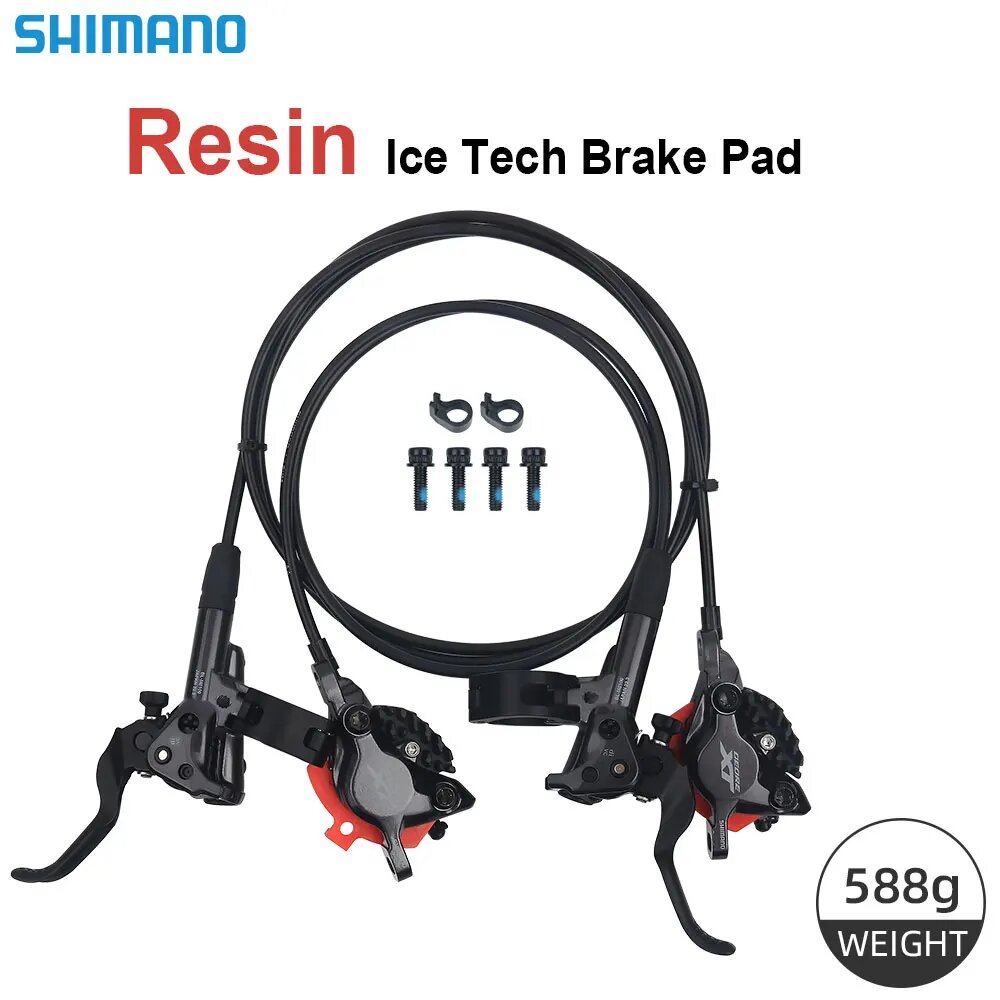 SHIMANO XT M8100 Гидравлические тормоза MTB Черный, Resin Ice Pad