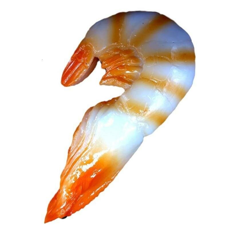 Имитация вареных креветок-желтого цвета