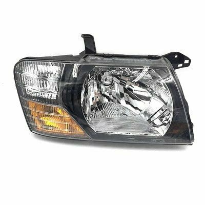 Передний фарный блок Mitsubishi Pajero V73, черный цвет, правая сторона пассажира, высококачественная замена