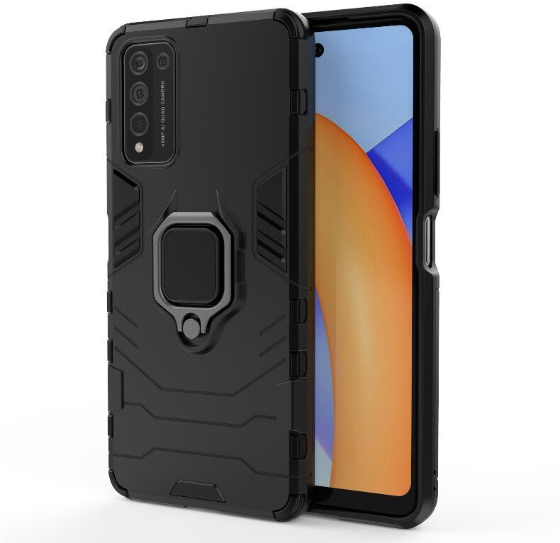 Чехол противоударный для Honor 10X Lite / Хонор 10Х Лайт (Черный)