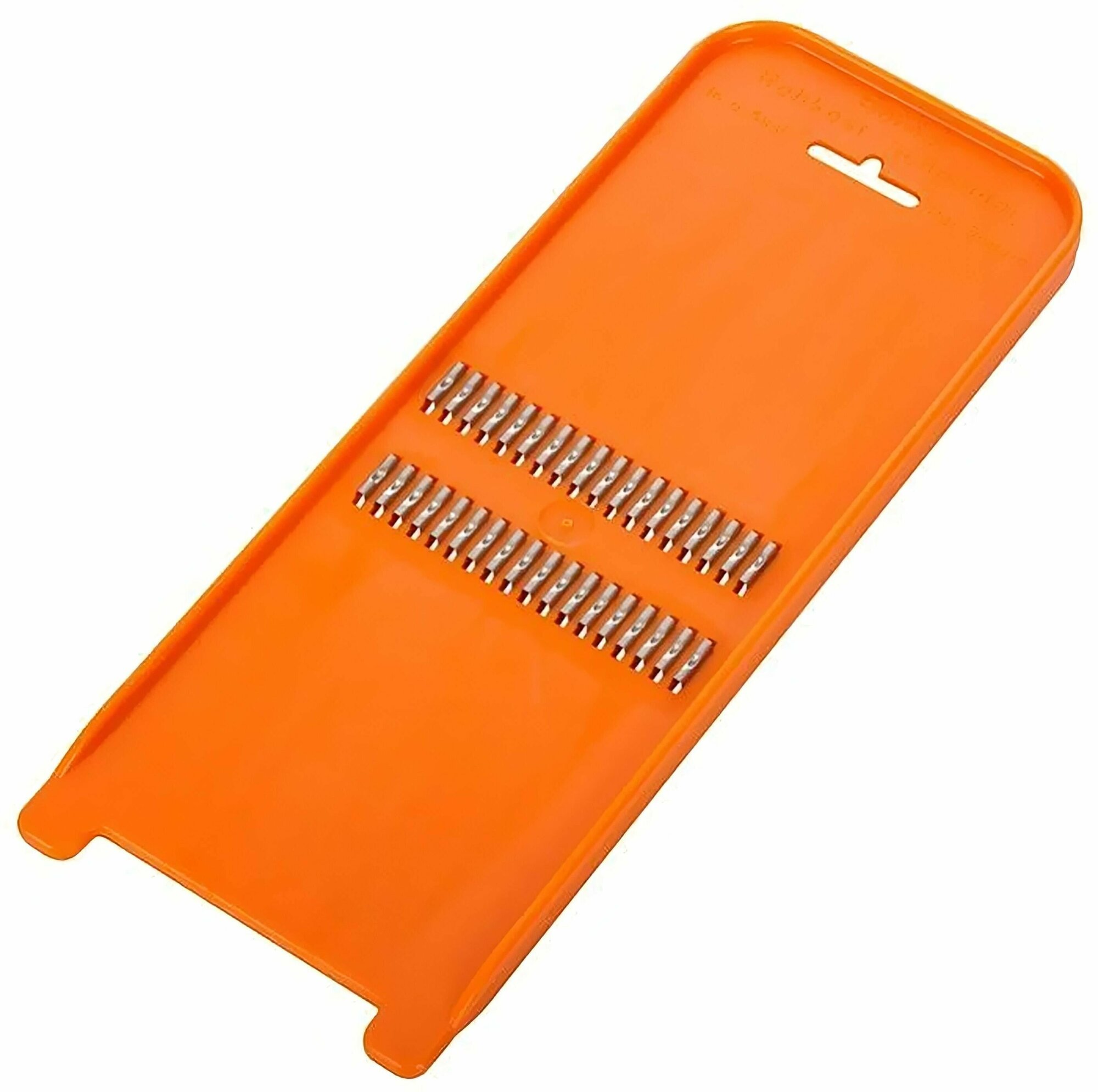 Тёрка / Овощерезка: прекрасно подойдет для корейской морковки, в ярком оранжевом цвете, лезвия из качественной нержавеющей стали