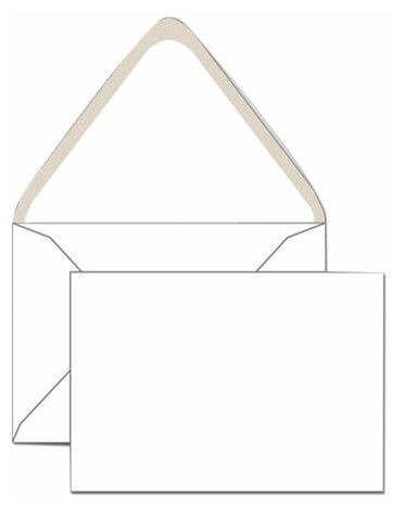 Конверт почтовый ряжская печатная фабрика С6 (114х162 мм), клей, 80 г/м2, комплект 1000 шт, треугольный клапан