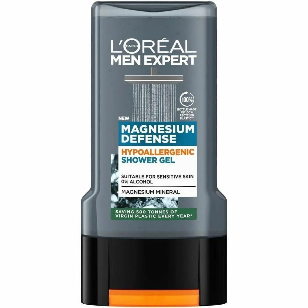 Гель для душа L'Oreal Paris Men Expert Magnesium defence 300 мл (из Финлянии)