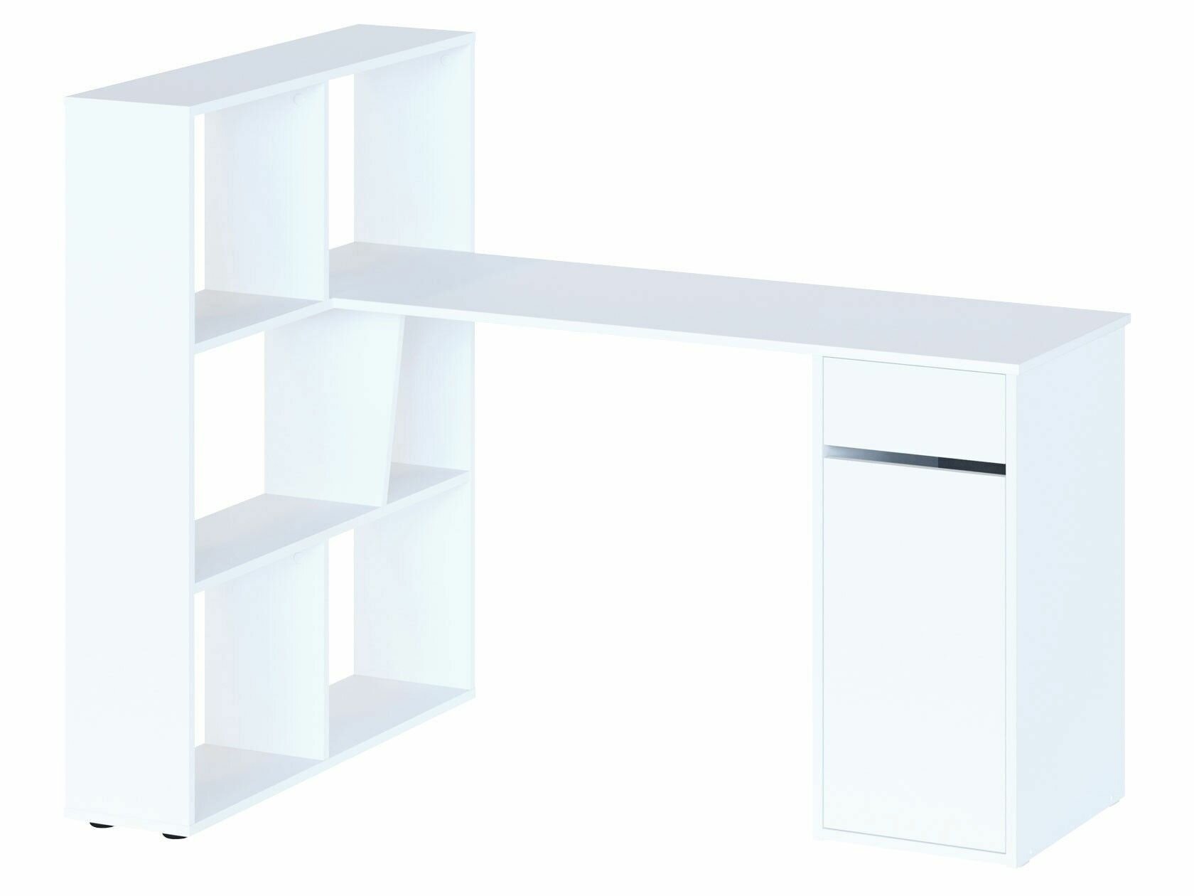 Стол письменный Сокол СПм-12 Белый Размеры: Высота 1100мм Глубина 900мм Ширина 1370мм