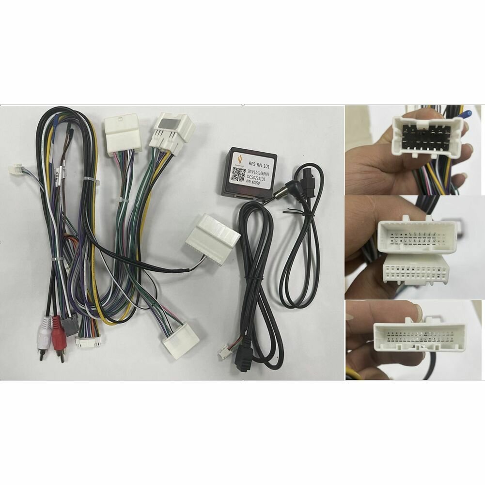 Проводка для подключения Android автомагнитолы 16-pin RENAULT Megane 2008-2016 / Питание + Динамики + Антенна + Руль + RCA + CANBUS CARAV 16-125